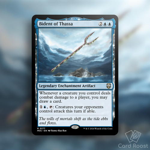 MTG Bident of Thassa 0177 Commander: Modern Horizons 3 M3C | eBay
