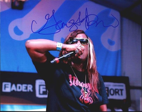 Three Six Mafia Gangsta Boo authentic signed 8x10 photo |CERT Autograph ...
