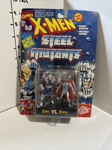 Vintage 1994 Toy Biz ** X-Men Steel Mutants Die Cast Figures Cable ...