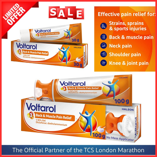 Voltarol Joint Pain Relief Gel 12 Hour Pain Relief 1.16% Gel 30g / 100g ...