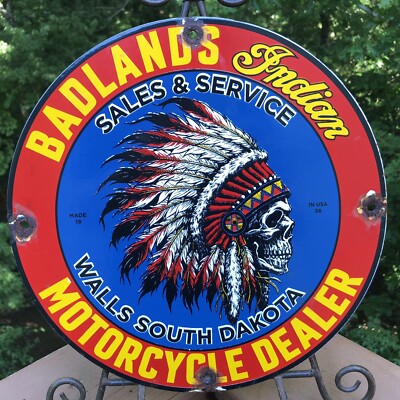 Indian Gas Sign In Collectible Gas & Oil Advertising Signs for sale | eBay