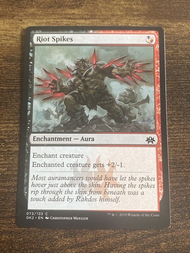 Riot Spikes 073/133 Ravnica Allegiance Guild Kit MTG Magic The ...