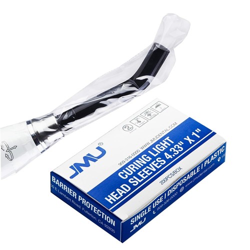 JMU 200PCS Dental Curing Light Guide Sleeves, Disposable Implant ...