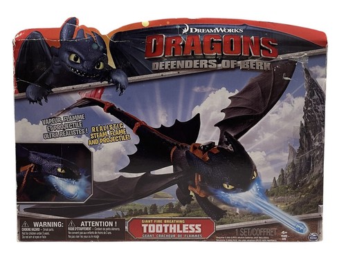 Dreamworks Dragons Defenders of Berk Toothless Giant Fire Breathing New ...