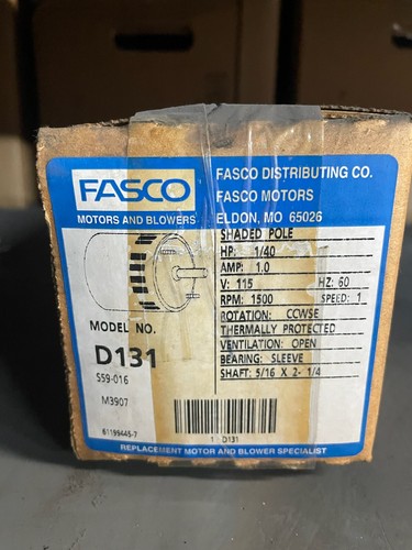 FASCO D131 MOTOR | eBay