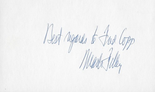 Mark Filley autographed 3 x 5 index card MLB Guaranteed to Pass | eBay