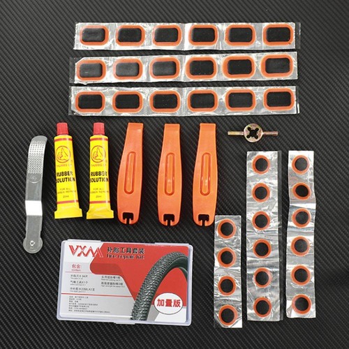 Bike Bicycle Flat Tire Repair Kit Tool Set Inner Tire Patch Repair Kit ...