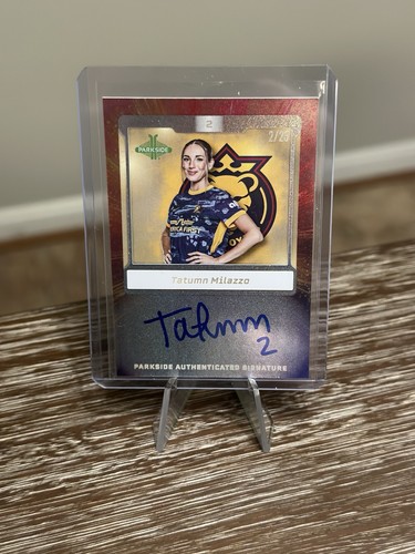Parkside 2025 NWSL Vol 1 TATUMN MILAZZO /25 Signature Series Card ...