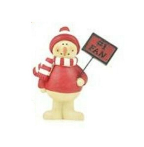 University of Nebraska Snowman Fan #1 Fan Figurine by Blossom Bucket | eBay