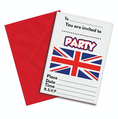 union jack invitations products for sale | eBay UK