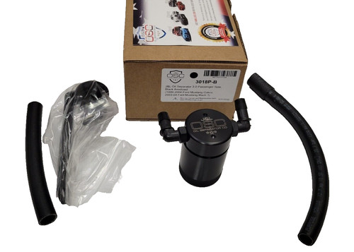 New J&L /JLT black passenger side oil separator catch can kit 1999-04 ...