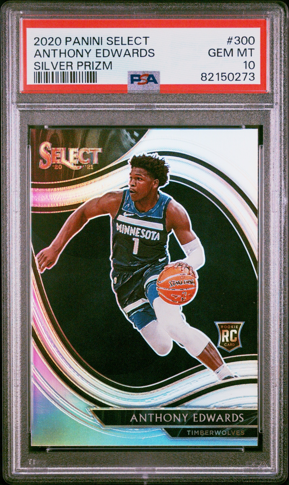 Anthony Edwards 2020 Select #300 Courtside Silver Price Guide - Sports ...