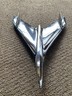 VINTAGE 1956 FORD HOOD EMBLEM ORNAMENT ROCKET AIRPLANE RE-CHROMED 2 PC ...