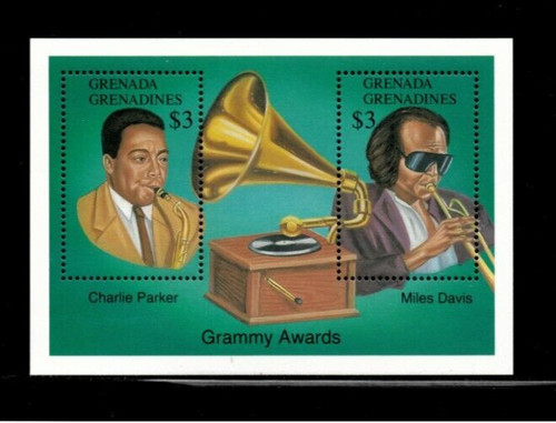 Grenadines 1992 - Grammy Awards - Souvenir Stamp Sheet - Scott#1503 ...