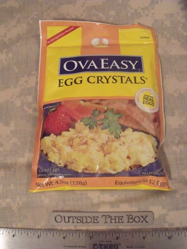 OVA Easy Egg Crystals Dried Eggs Pasteurized 4.5oz X3 BB March19 2023 ...