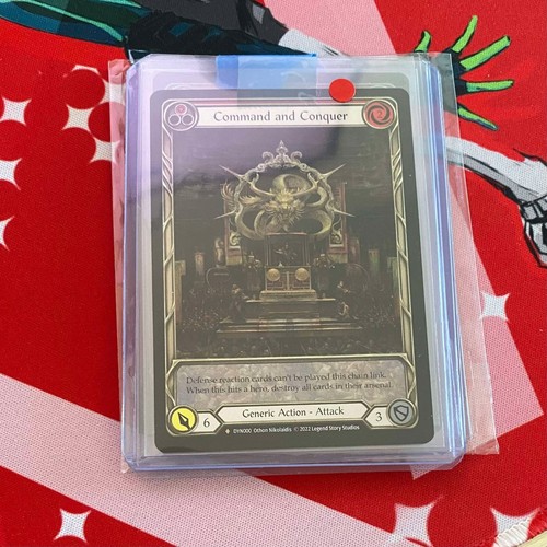 Flesh & Blood Command and Conquer Fabled Cold Foil Dynasty FAB DYN000 | eBay