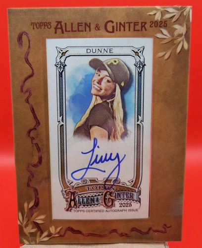 2025 Topps Allen and Ginter Livvy Dunne On Card AUTO MA-LDU SUPER CLEAN ...