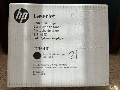 HP LaserJet CC364JC - Black | eBay