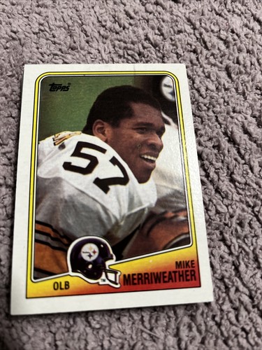 1988 Topps Football #173 Mike Merriweather Pittsburgh Steelers | eBay