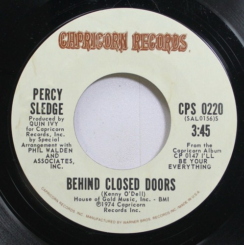 Soul 45 Peggy Luge - Behind Closed Doors / If This Is The Last Time Sur ...