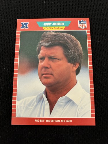 JIMMY JOHNSON ROOKIE 1989 DALLAS COWBOYS PRO SET RC FOOTBALL CARD | eBay
