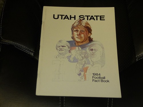1984 UTAH STATE COLLEGE FOOTBALL MEDIA GUIDE EX-MINT BOX 23 | eBay