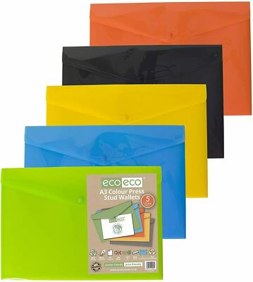 Plastic A3 Document Wallets for sale | eBay UK