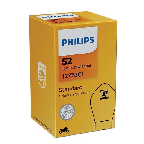 Philips S2 35/35W 12V Vision Moto 30% More Light 12728C1 1 bulb | eBay ...