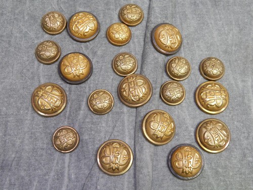 Civil War GAR Coat Brass Button Covers 20 pieces | eBay