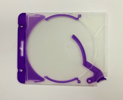 10 PURPLE VARIOPAC TRIGGER CD DVD CASES WITH CLIP, PSC24CLIP(JS93) FREE ...