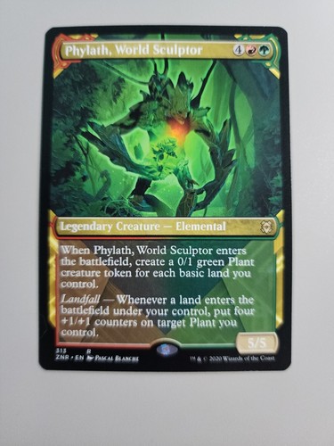 MTG Phylath, World Sculptor Zendikar Rising 313 Showcase Rare | eBay