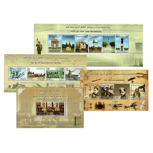 FR3528 - 2019 India WWI World War I - Set Of 4 Sheets | eBay