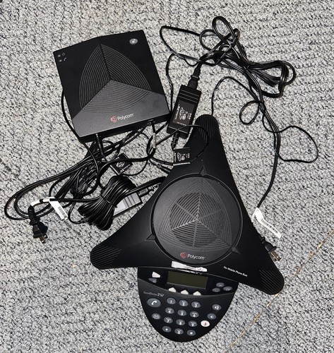Polycom SoundStation 2W Wireless Conference Phone 2201-67880-160 W/all ...
