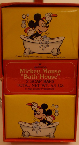 Disney Mickey Mouse "Bath House" 2 Soap Bars Bubble Gum Scent NEW | eBay