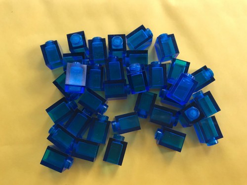 LEGO- NEW-#3005- TRANS DARK BLUE-1 X 1 BRICK-20 PIECES | eBay