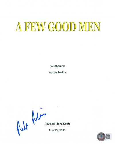 ROB REINER SIGNED AUTOGRAPH A FEW GOOD MEN FULL SCRIPT BECKETT BAS | eBay