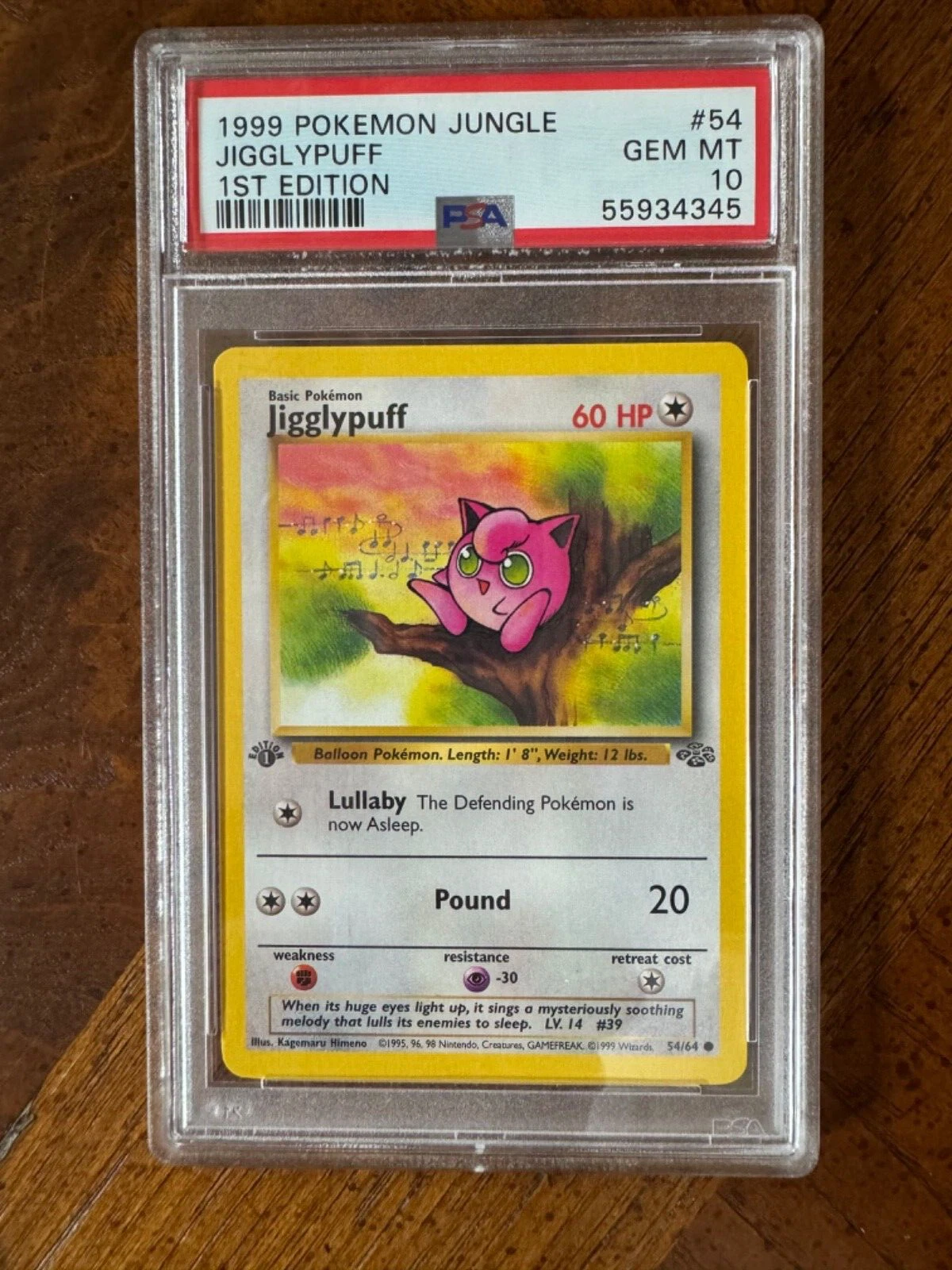 Jigglypuff 1999 Jungle #54/64 1st Edition PSA 10 Price Guide - Sports ...