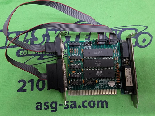Vintage 8 BIT ISA, Dual Serial Parallel Game Card for IBM PC XT/AT | eBay