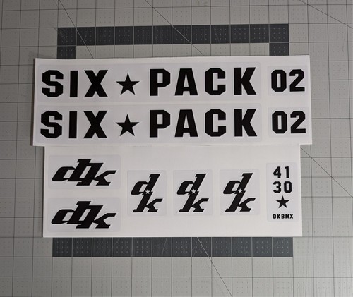 DK Bicycles Six Pack Bmx Decal Set | eBay