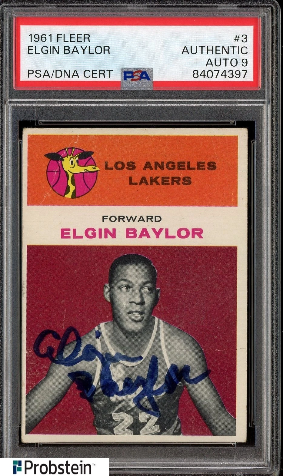 Elgin Baylor 1961 Fleer #3 Base Price Guide - Sports Card Investor