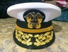 US NAVY COMMANDER ADMIRAL RANK WHITE HAT CAP AUTHENTIC NEW ALL SIZES ...
