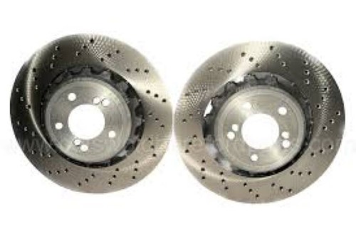 Rear Brake Disc Rotor Set of 2 Genuine BMW 34212284811 34212284812 M2 ...