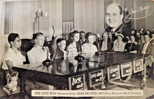 1940 – Quiz Kids Radio Program – Picture Post Card – 1 Page | eBay