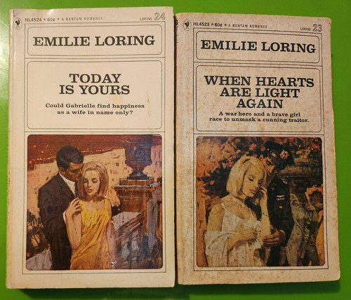 Lot of 2 Emilie Loring Books - Today Is Yours & When Hearts Are Light ...