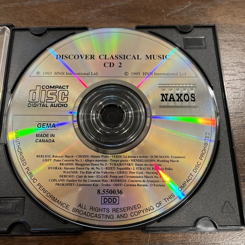 Discover Classical Music (CD 2) No Disc 1 Disc Only 730099500821| eBay