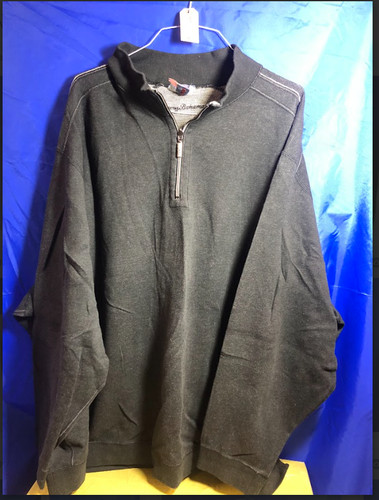 Men's Tommy Bahama Reversible Black-Gray 1/2 Zip Pullover Size 5XB | eBay