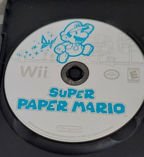 Super Paper Mario Nintendo Selects Edition (Nintendo Wii) Disc Only ...