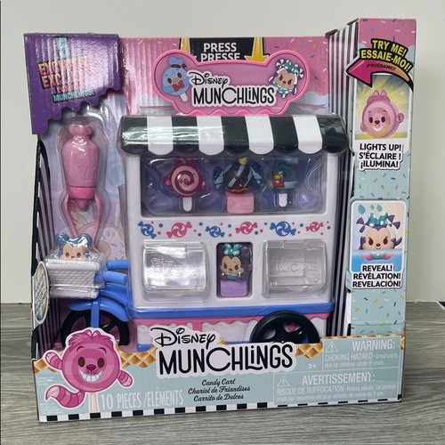 Disney Munchlings Candy Cart Playset - Pink, Blue, and White | eBay