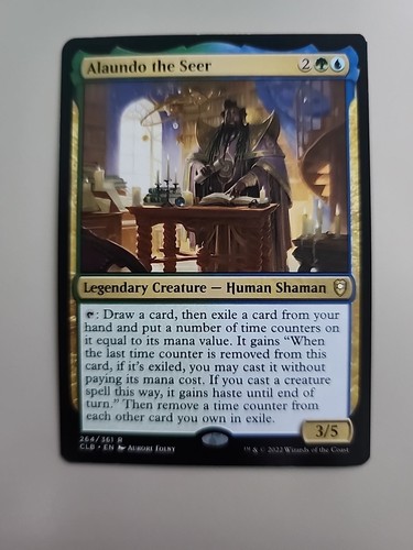 MTG Alaundo the Seer Commander Legends: Battle for Baldurs Gate 264/361 ...