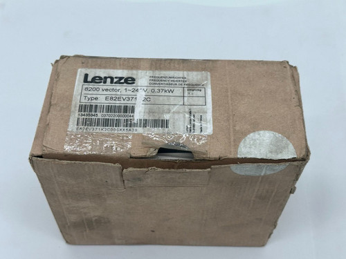 Lenze 8200 Inverter E82EV371_2C 1 PHASE 0.37kW/0.5HP 5A / E82EV371K2C ...